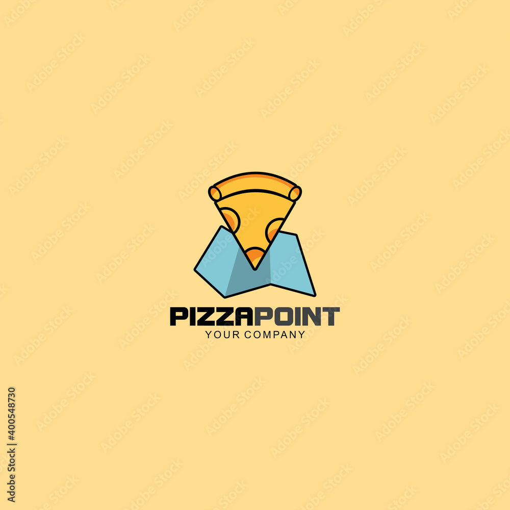 Pizza Delivery, Pizza Point, Pizza Time Logo Design Template, Italian ...