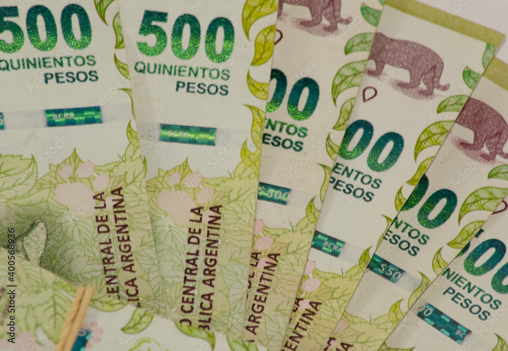 Argentine Pesos Close Up View Fan Banknotes Stock Adobe Stock argentine-pesos-close-up-view-fan-banknotes-stock-adobe-stock