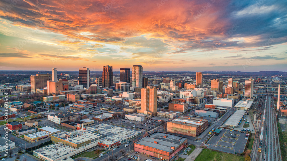 Birmingham, Alabama, USA Downtown Drone Skyline Aerial Panorama Stock ... Birmingham, Alabama, USA Downtown Drone Skyline Aerial Panorama Stock ...