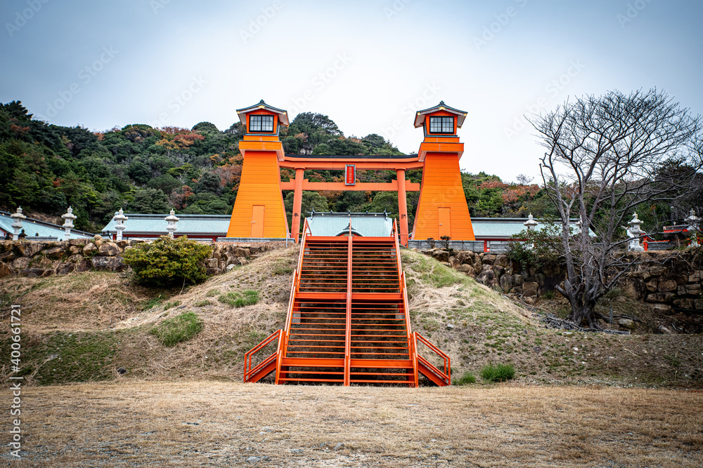 Fukutoku Inari Shrine in Shimonoseki City, Yamaguchi Prefecture Stock Photo | Adobe Stock