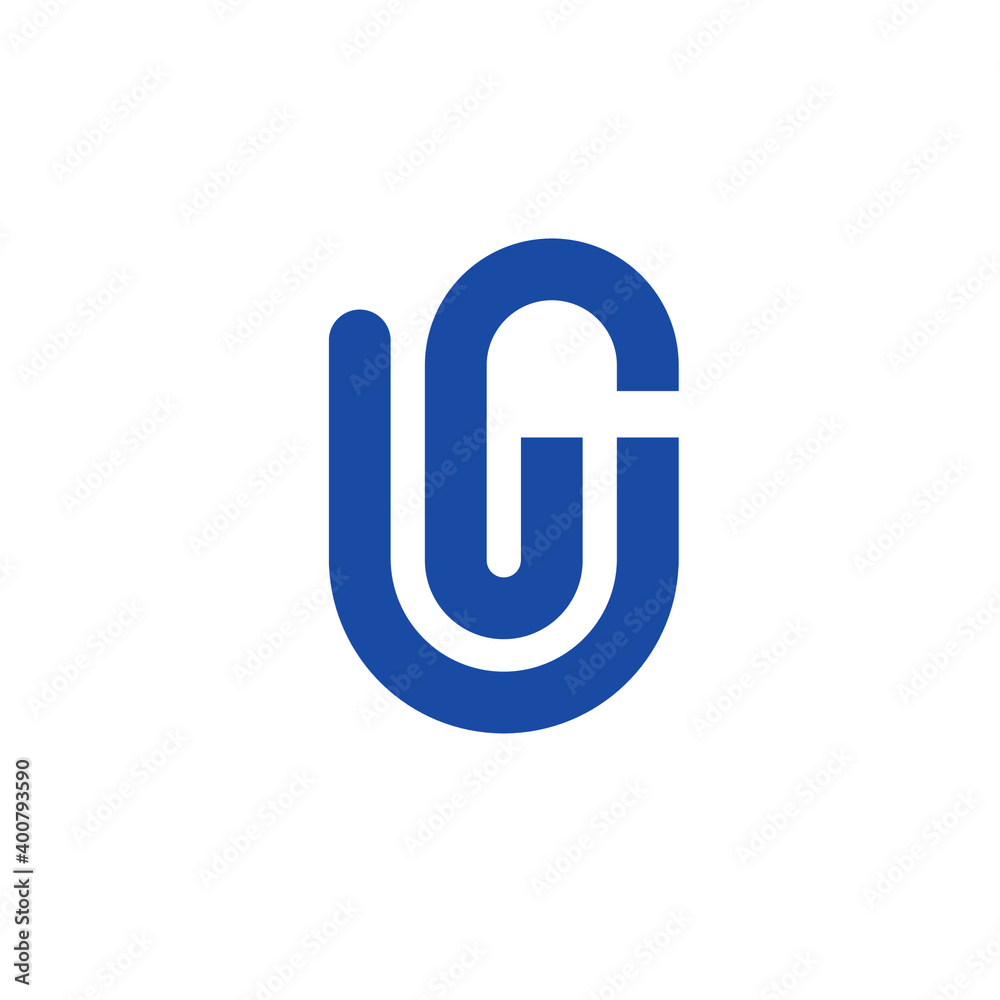 UG logo design Stock Vector | Adobe Stock