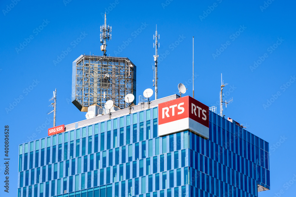 Foto de Geneva, Switzerland - September 8, 2020: Close-up view of the ...