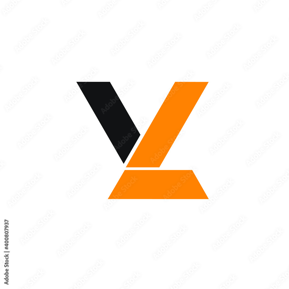 VL logo Stock Vector | Adobe Stock