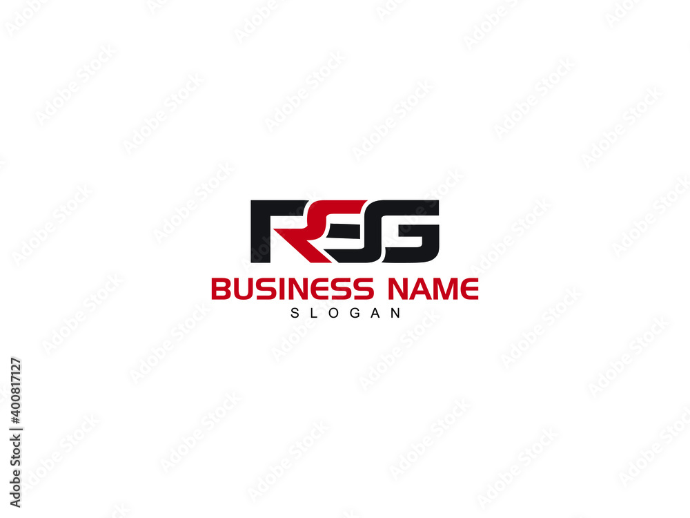 RSG Letter Logo, rsg logo Letter design Stock Vector | Adobe Stock