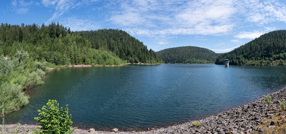 Talsperre Kleine Kinzig im Schwarzwald, Deutschland - Panorama vom ...