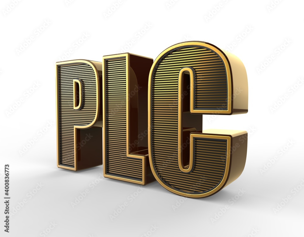 PLC acronym (Public limited company) Stock Illustration | Adobe Stock