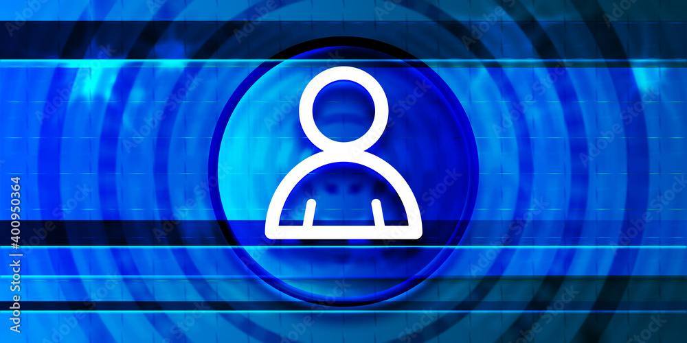 Member icon optimum prime digital smart blue banner background abstract ...