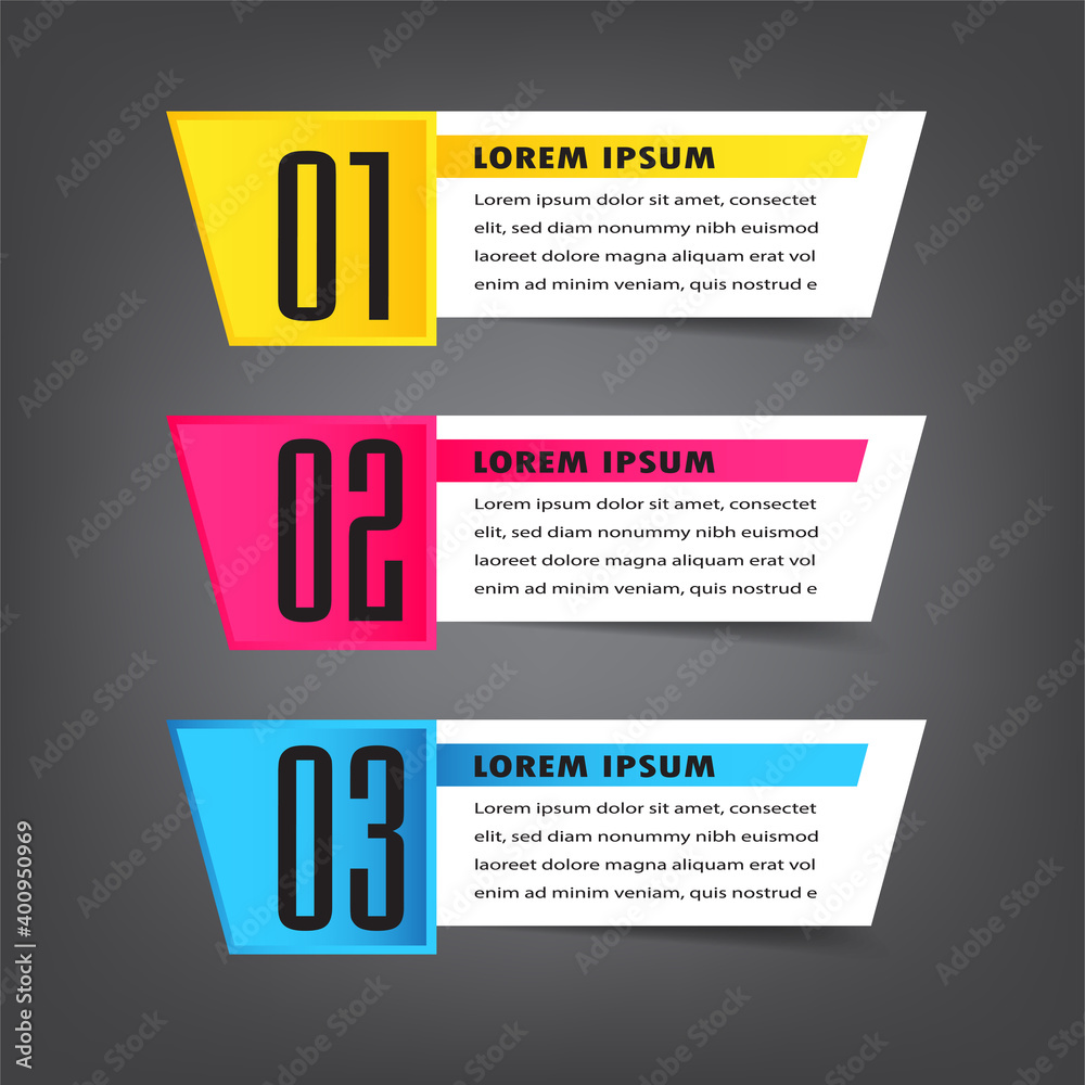 modern text box template, banner Infographics Stock Vector | Adobe Stock