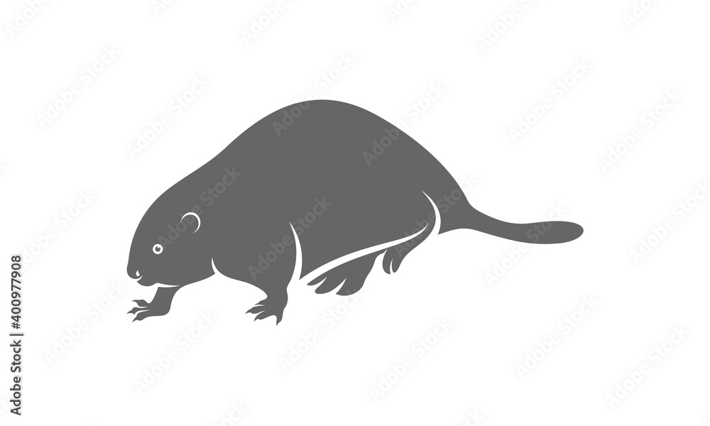 Beaver logo vector, Creative Beaver logo design concepts template, icon ...