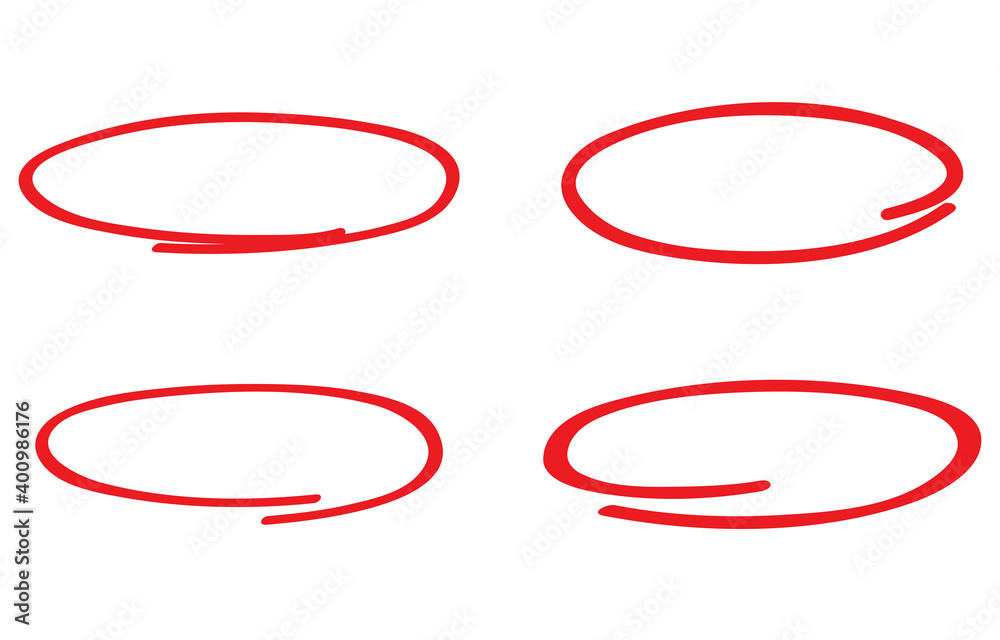 Red Marker Circle Transparent Background