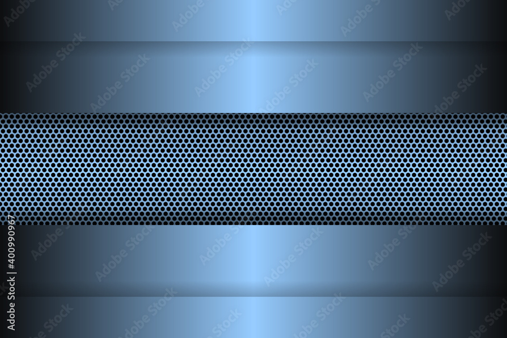 Metallic background with carbon fiber mesh. Gradient metal plates on ...