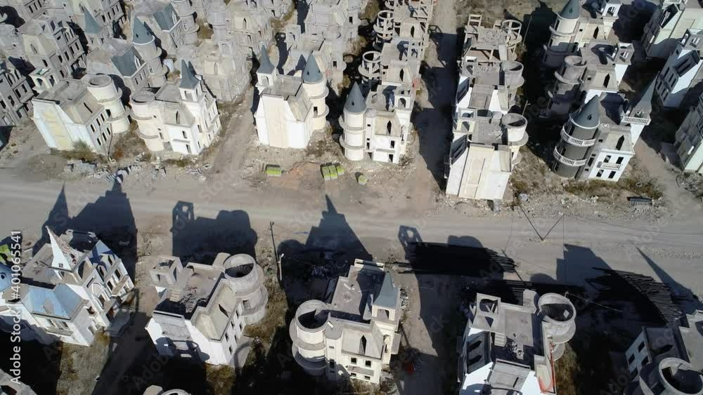Houses which are being built in style of mini French chateaux, are all ...