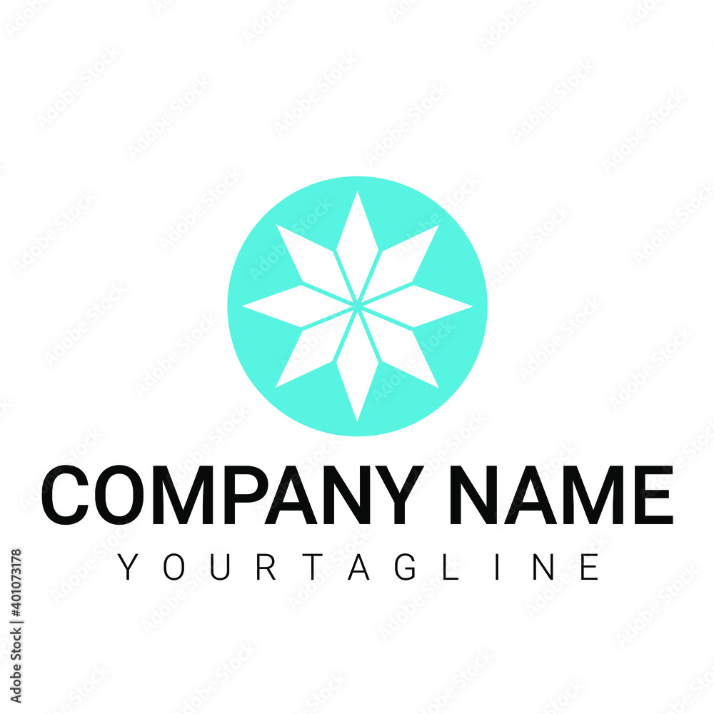 Eight-pointed star logo vector eps png files isolated on white ...