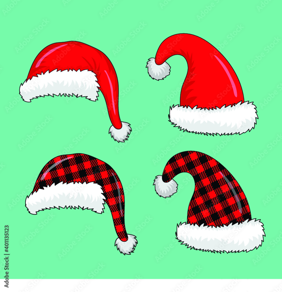 Green Santa Hat Clipart