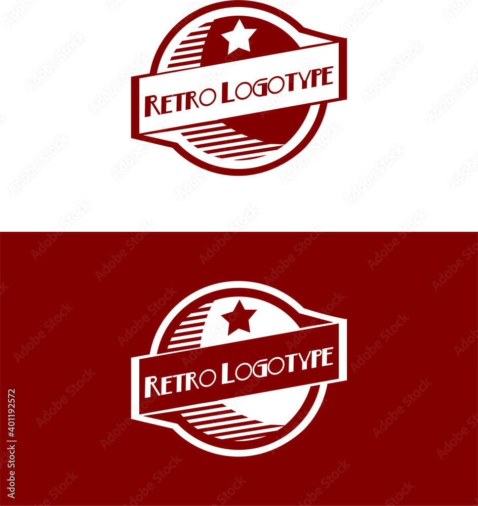 great logo in a retro style and excellent colors that were typical for ...