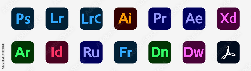 Adobe product. Photoshop, Illustrator, Premier, After Effects. Adobe ...