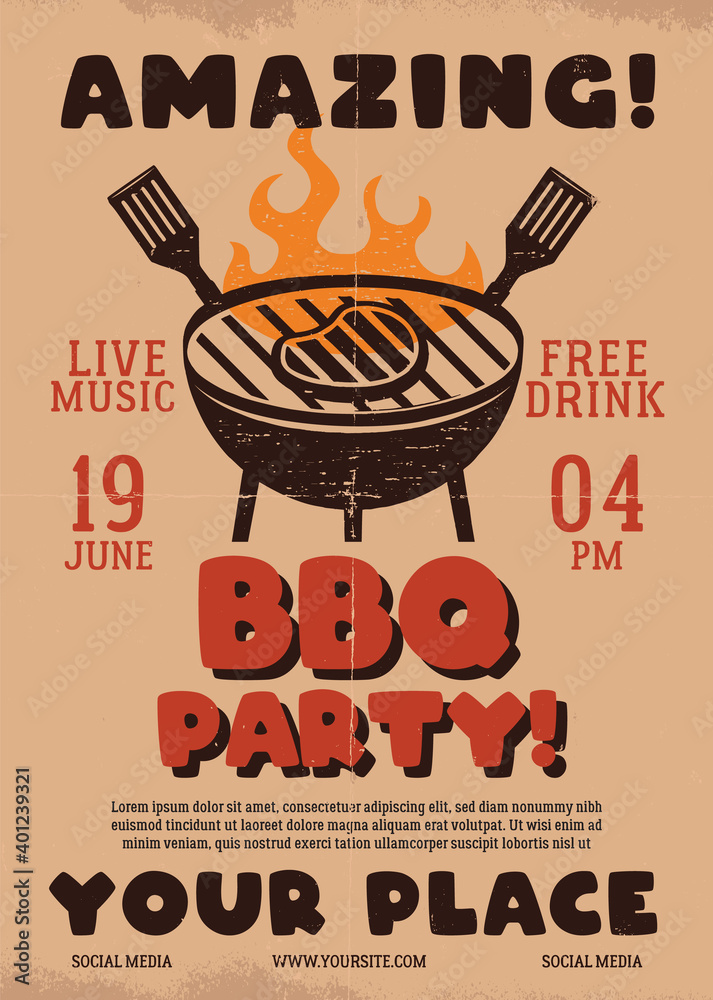 Summer Bbq Flyers