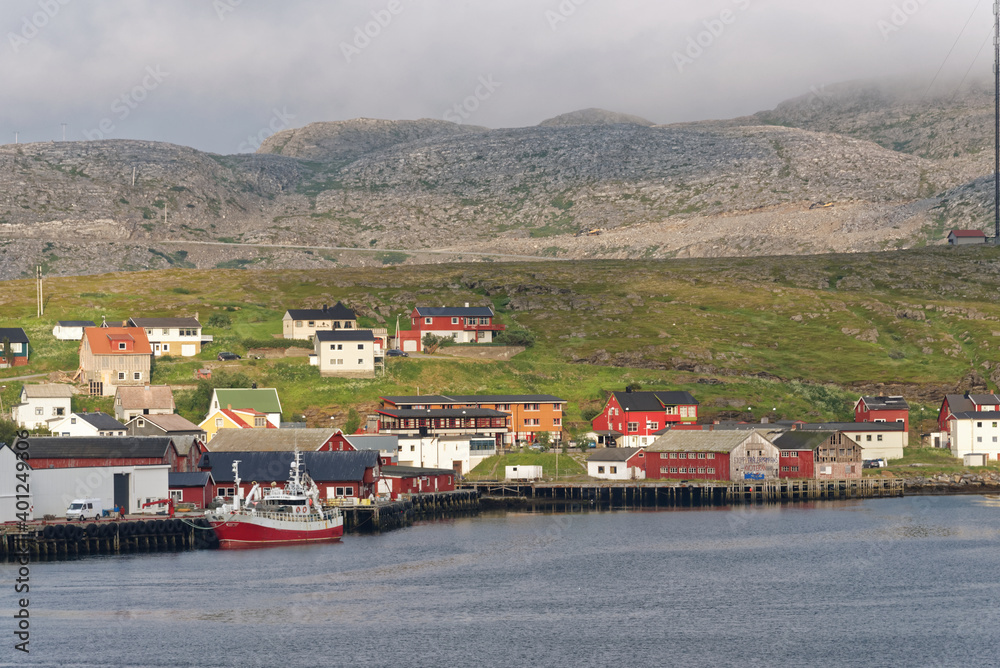 Norwegen . Mehamn Stock Photo | Adobe Stock