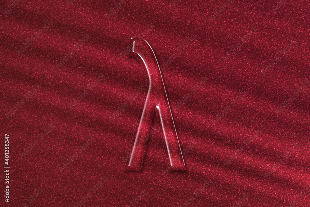 Lambda sign. Lambda letter, Greek alphabet Symbol Stock Illustration ...