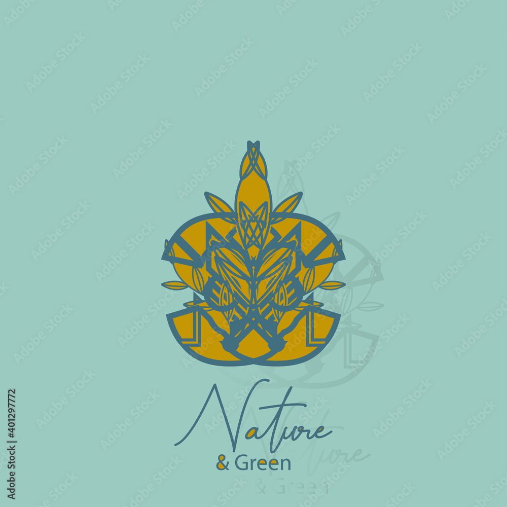 nature logo, nature, health and natural logos are contained in this ...
