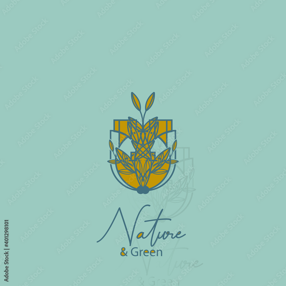 nature logo, nature, health and natural logos are contained in this ...
