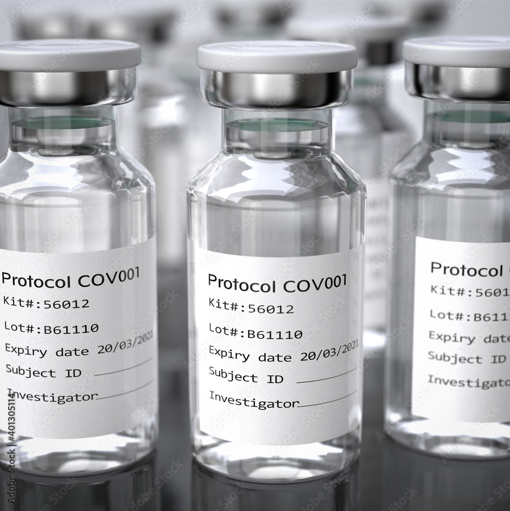 UK - DIC, 22, 2020: Covid vaccine jointly developed by Pfizer and ...