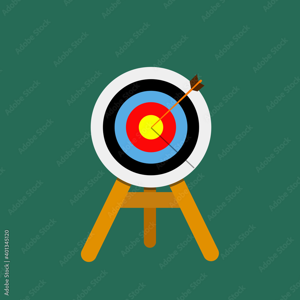 target with arrow. Goal setting. Smart goal. Business target concept ...