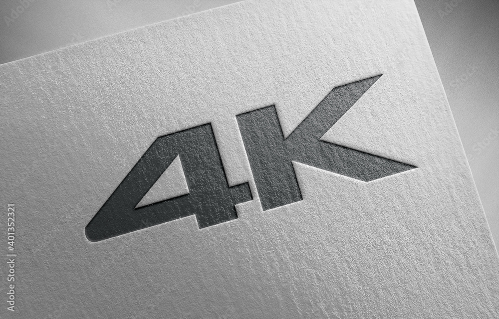 4K logo icon paper texture Stock Photo | Adobe Stock