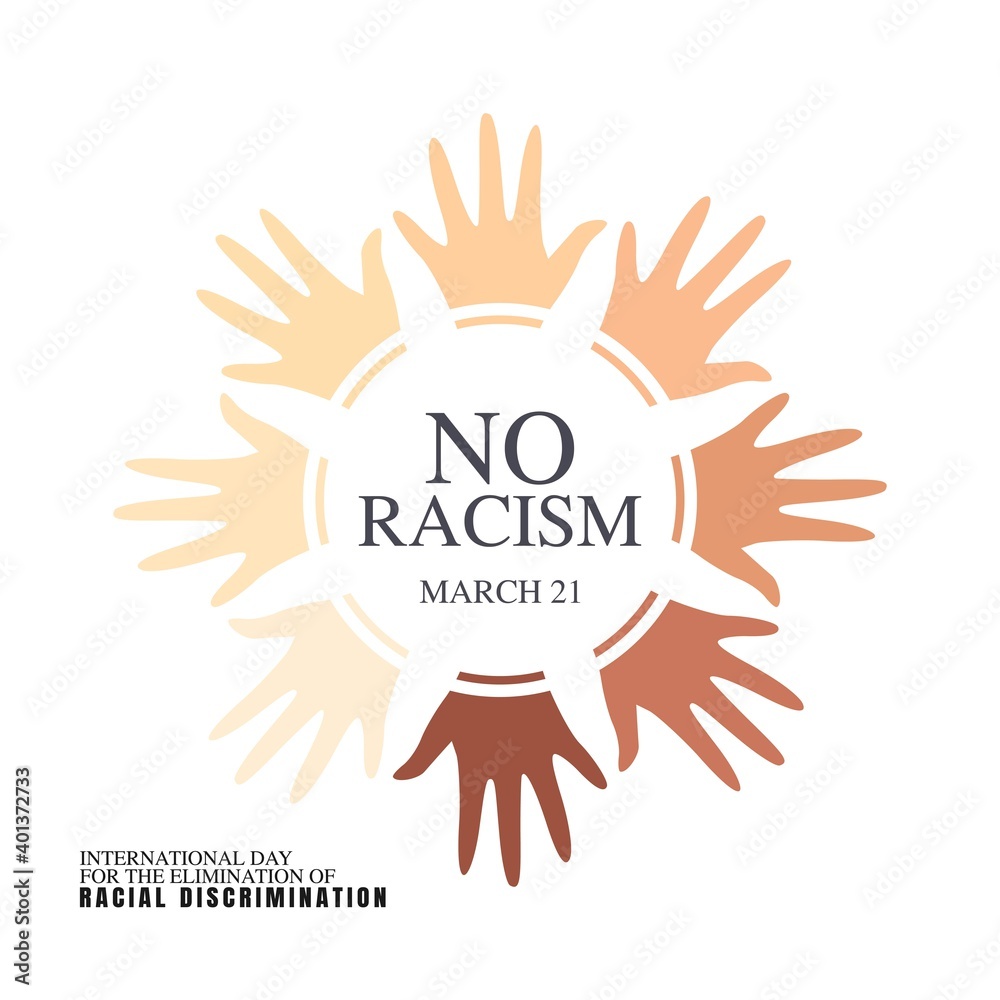 International Day for The Elimination of Racial Discrimination Vector ...