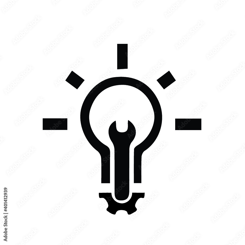 Repair tool sign icon. Service symbol. Hammer with wrench. White button ...