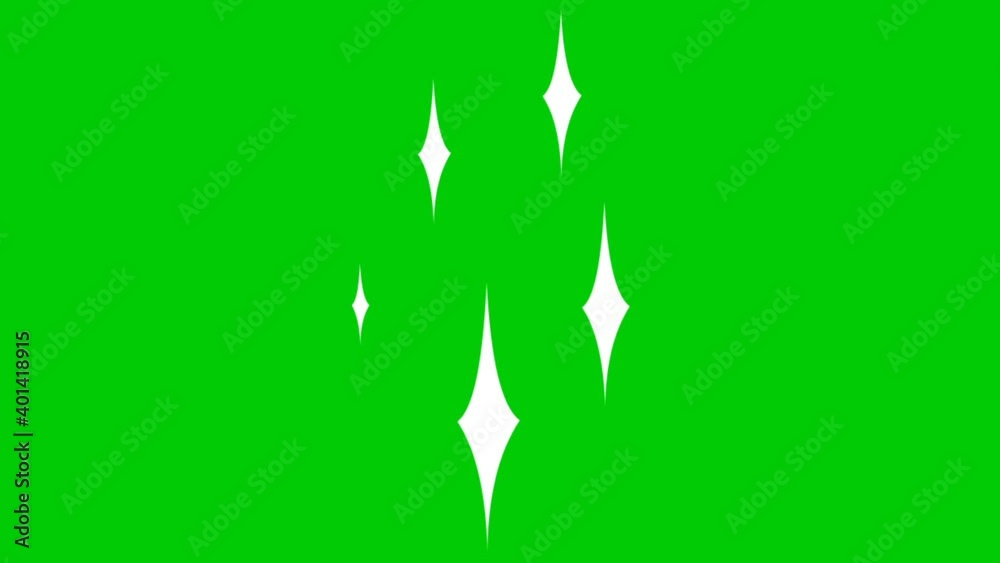 illustration of a green background. white light animation. 2d light ...