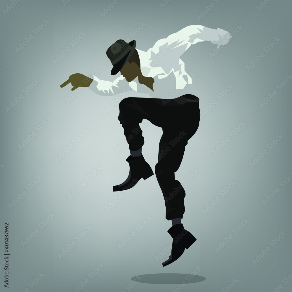 An Indian artist performing bollywood style dance as seen in Indian ...