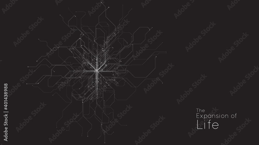 Photo & Art Print Expansion of Cyber life, garrykillian