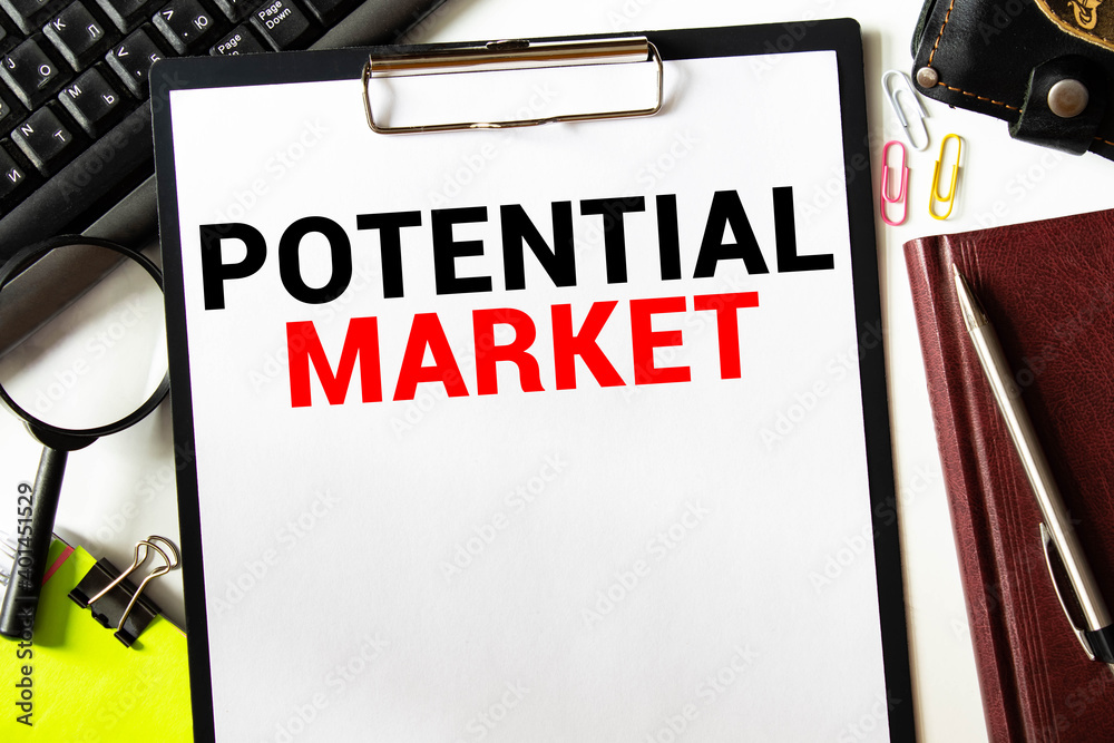 Market potential and marketing research-letterhead in a folder on the ...