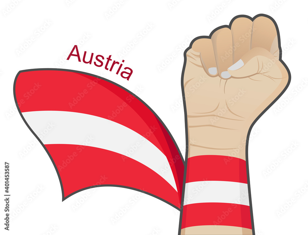 The spirit of struggle to defend the country by raising the Austrian ...