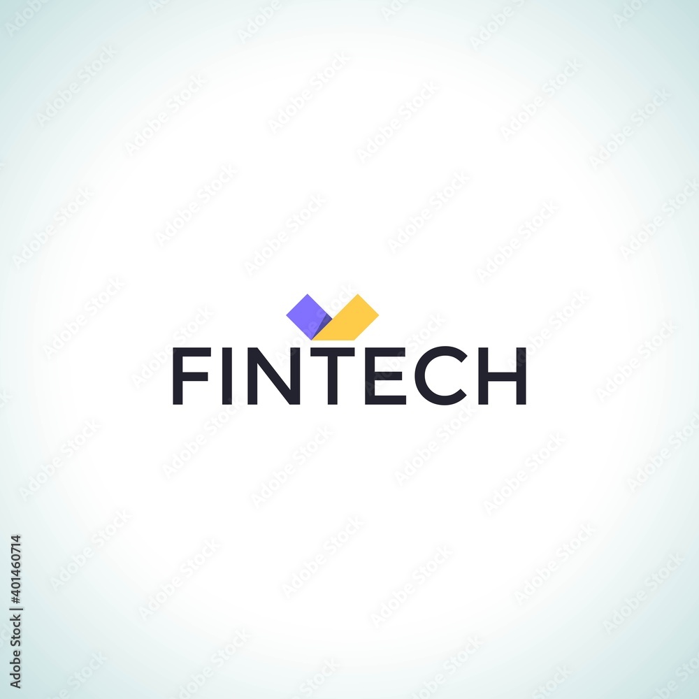 Fintech logo company, logo vector template design. Ready to use, easy ...
