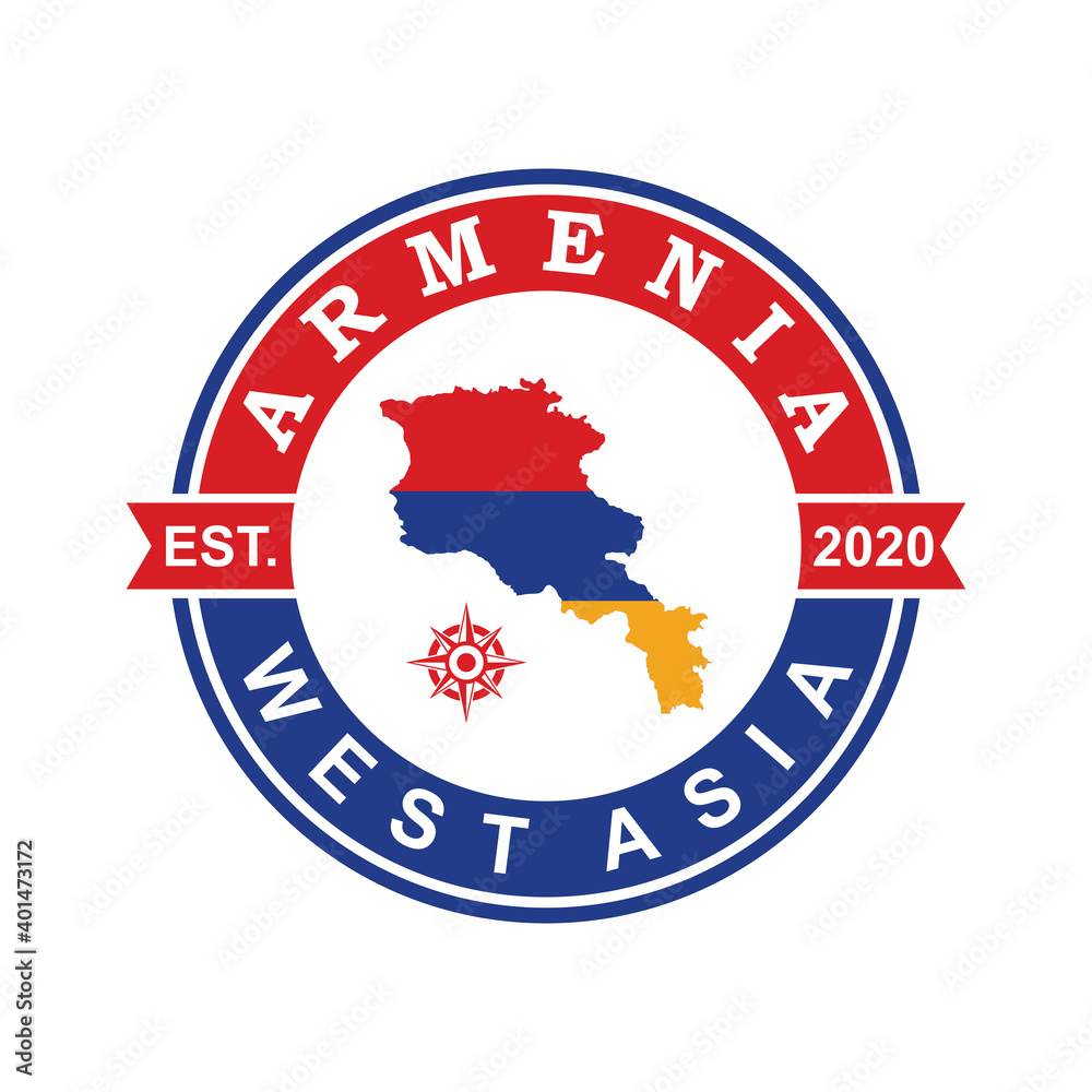 Armenia Map Vector , Country Logo Stock Vector | Adobe Stock