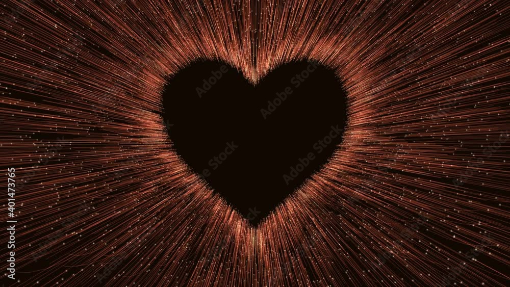 Heart particle blast background with beautiful color combination Stock ...