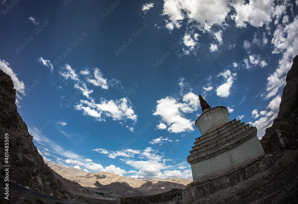 Buddhist monastery, Buddhist gompa, Himalayas, mountains, Zanskar ...