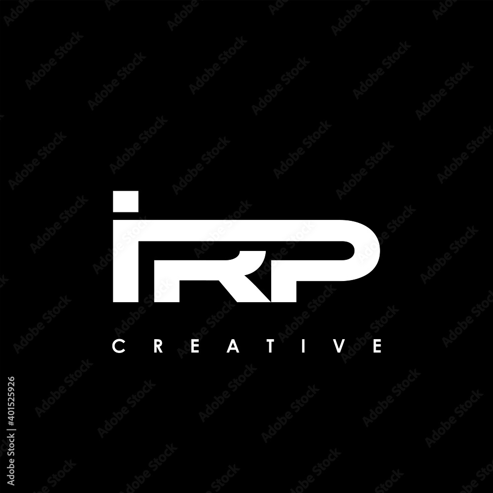 IRP Letter Initial Logo Design Template Vector Illustration Stock ...