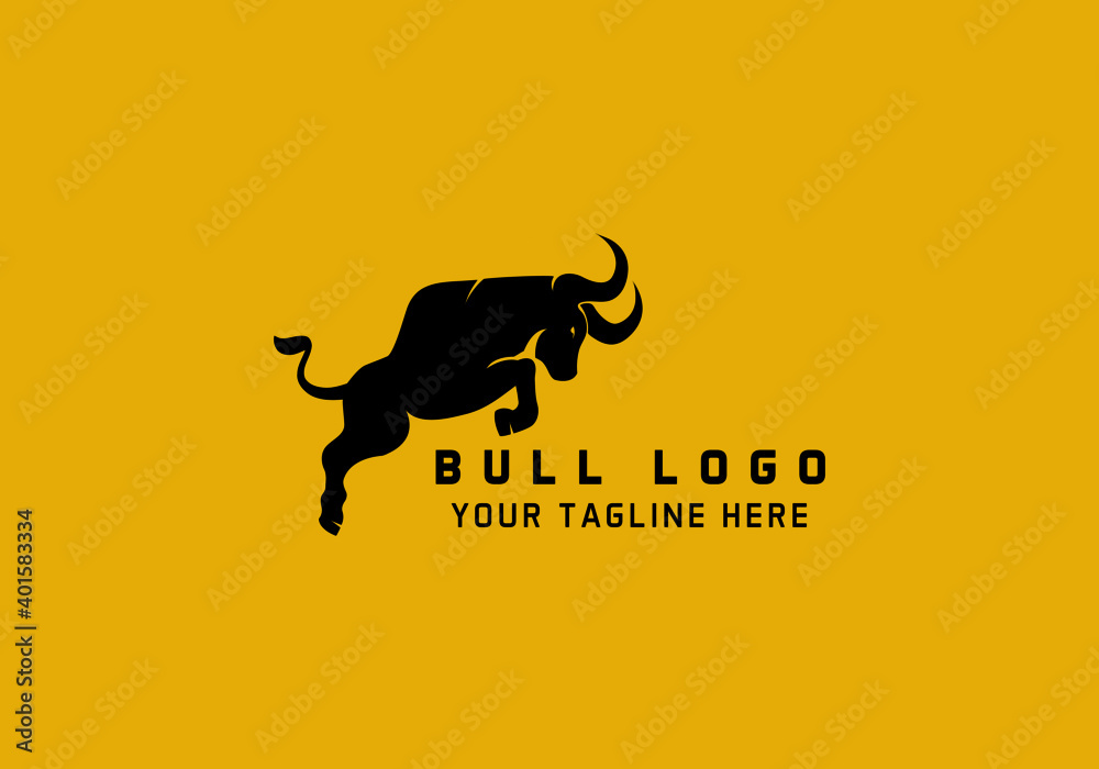 Vetor de buffalo, bull, bull head, bull logo, bull mark, business, bull ...