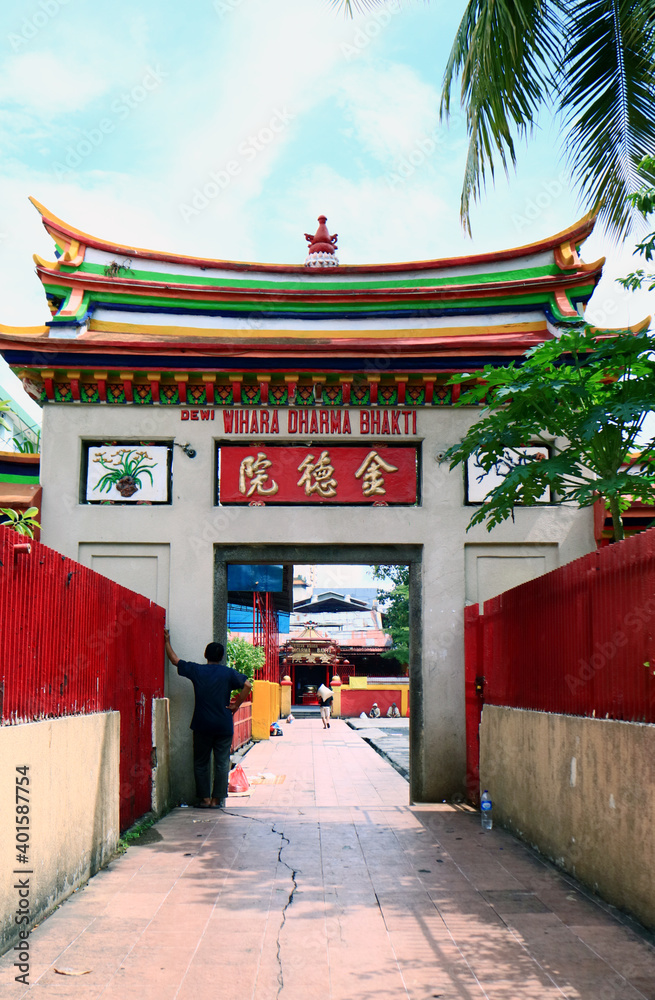 Jakarta, Indonesia - April 12, 2019: Dharma Bhakti Temple (Vihara ...