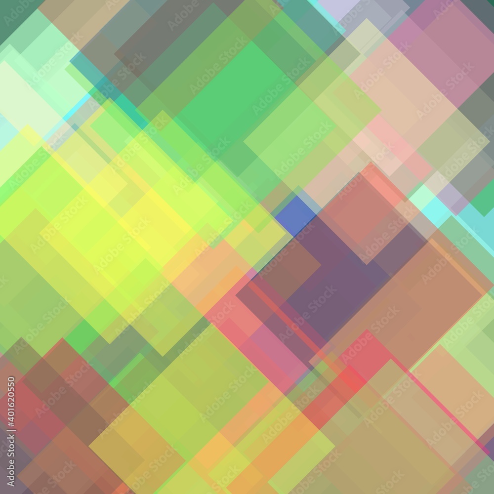 Colored quadrilaterals shapes for packaging, wallpaper. Fantasy ...