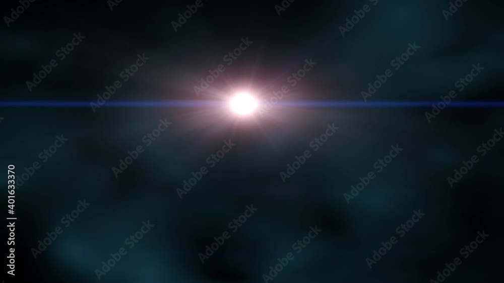 Bright light shining with lens flare. Presentation shine effect ...