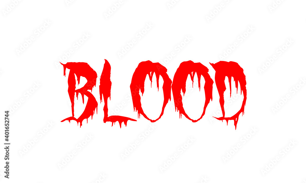 BLOOD icon monogram letter text alphabet logo design Stock Vector ...
