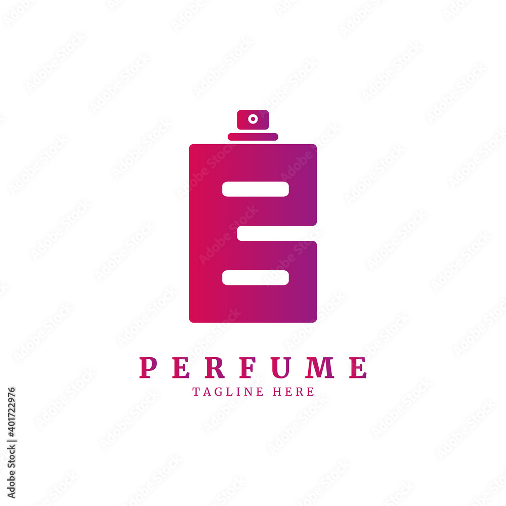Intial B letter with perfume abstract Logo . Luxury perfume B logo ...