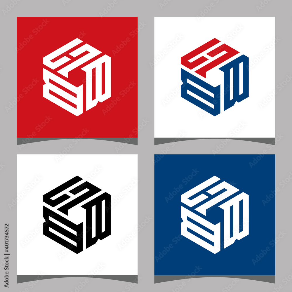 Creative initial letter HBB logo design concept Stock Vector | Adobe Stock