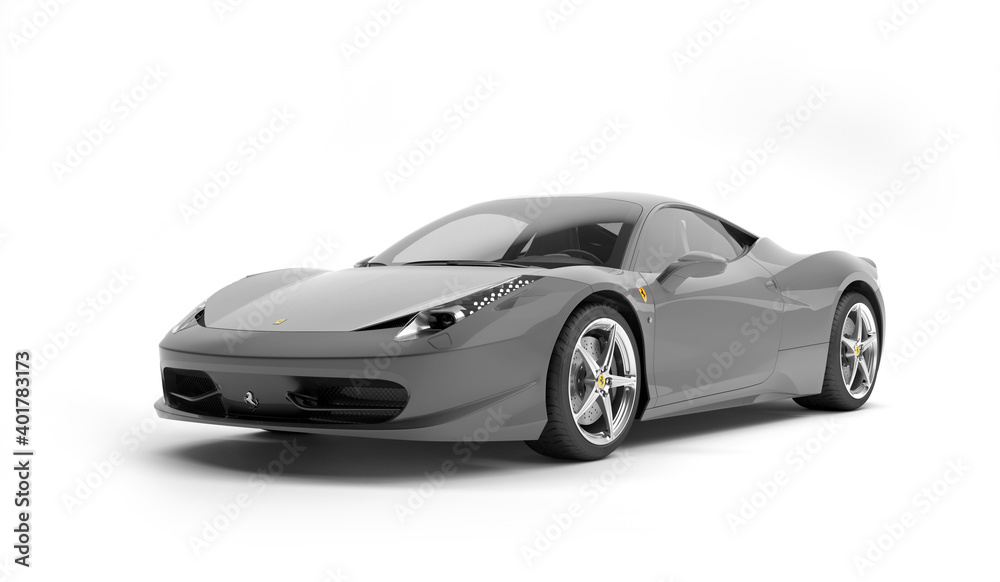 Ferrari White Background