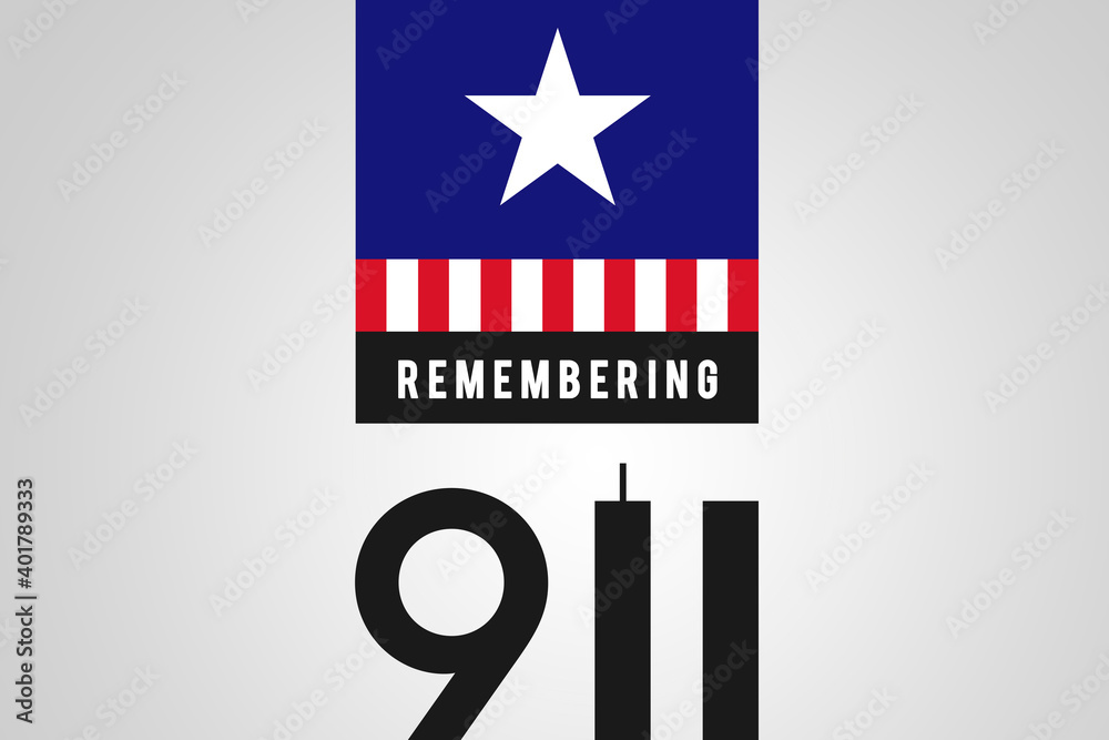 Always Remember 9 11, Patriot day. Number 9 and the twin towers representing the number 11. . We ...