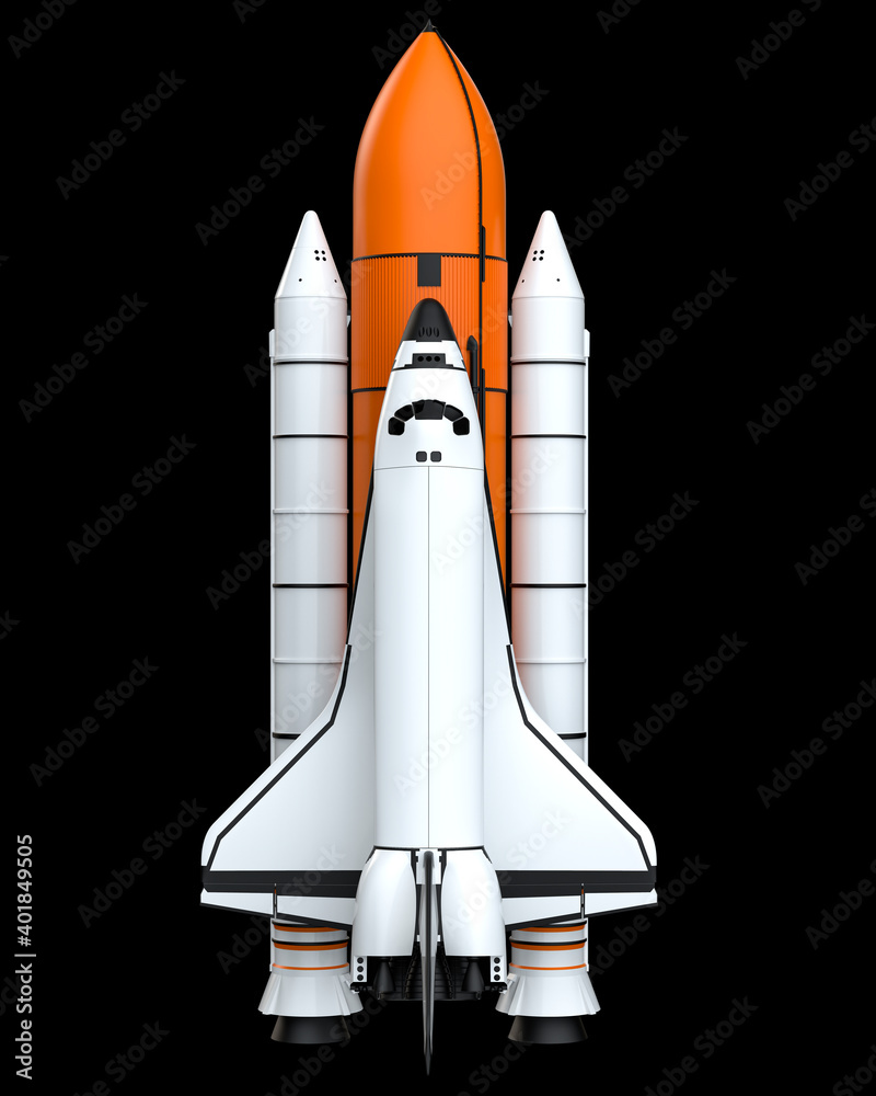 Space Shuttle 3d Rendering